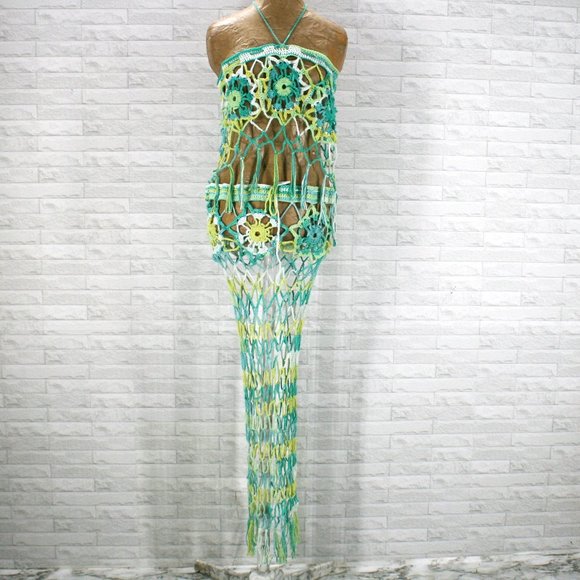 Hand Crafted | Swim | Hand Crafted Crochet Swimsuit Cover Up ...